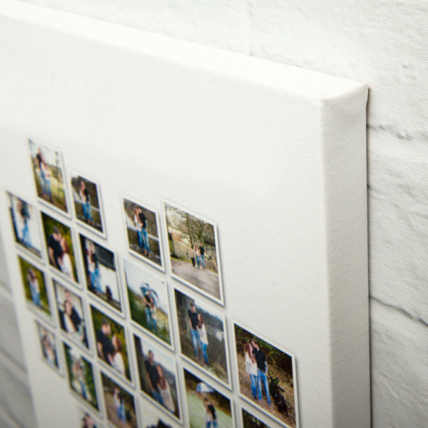 Montage photos format coeur - TABLEAU POSTER